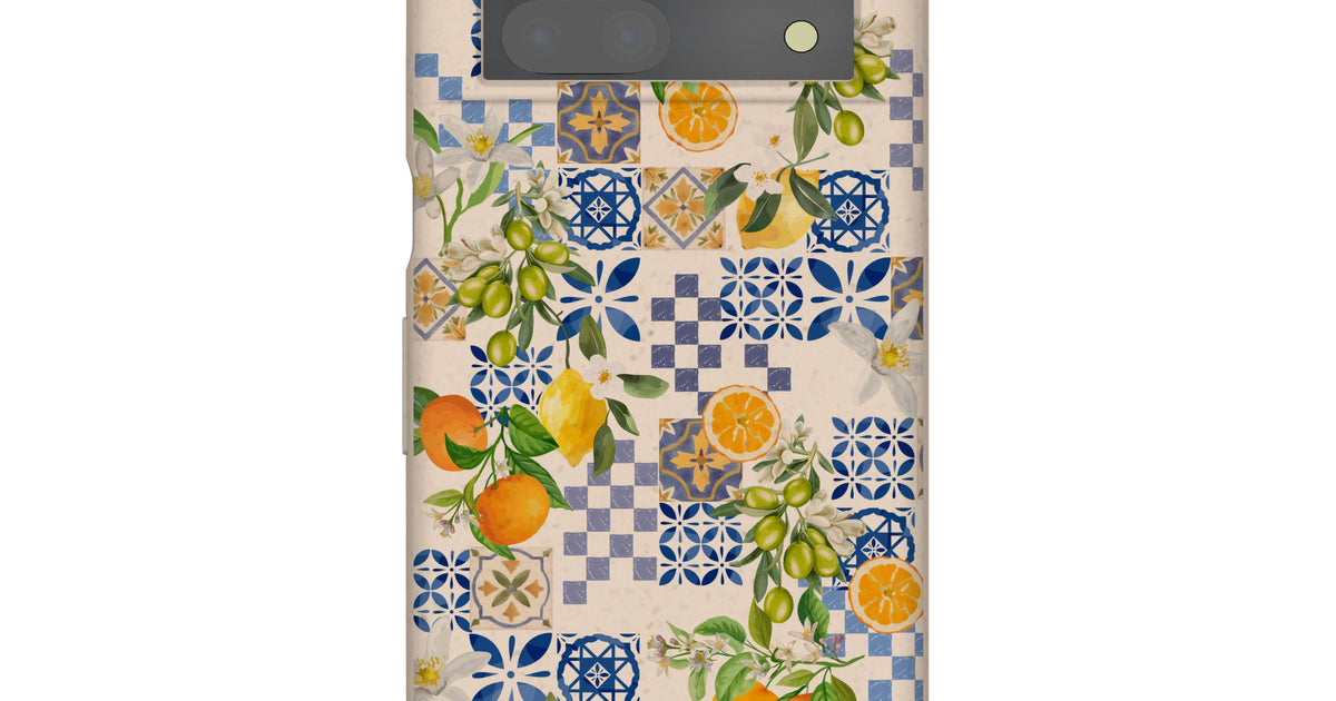 Seashell Amalfi Fruits Google Pixel 7a Case – Pela Case