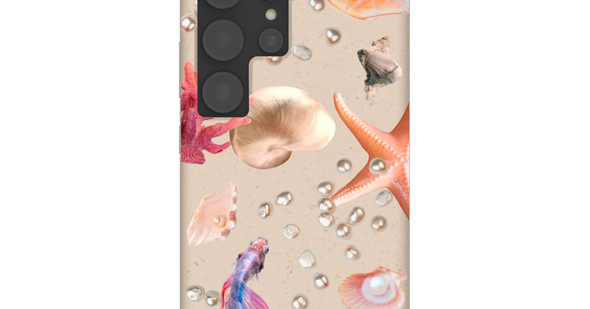 Seashell Aqua Dreams Samsung Galaxy S24 Ultra Case – Pela Case