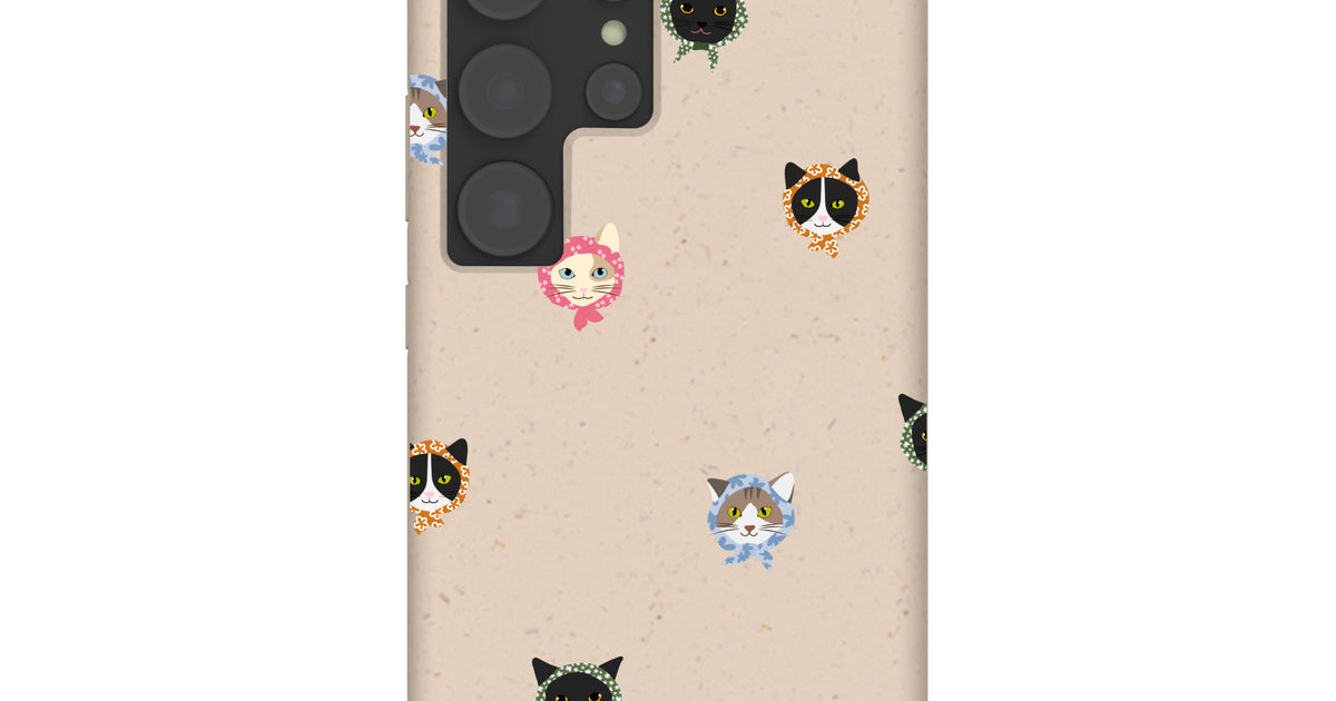Seashell Cat Couture Samsung Galaxy S24 Ultra Case – Pela Case