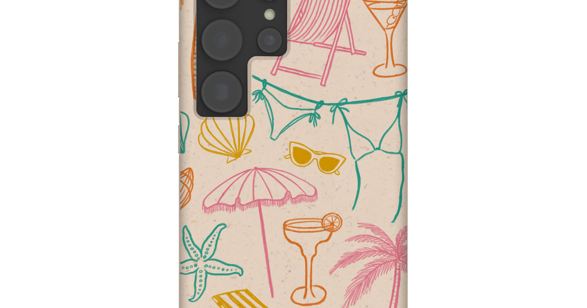 Seashell Coastal Club Samsung Galaxy S24 Ultra Case – Pela Case