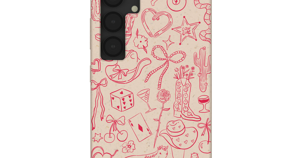 Seashell Cowgirl Chic Samsung Galaxy S25 Case – Pela Case