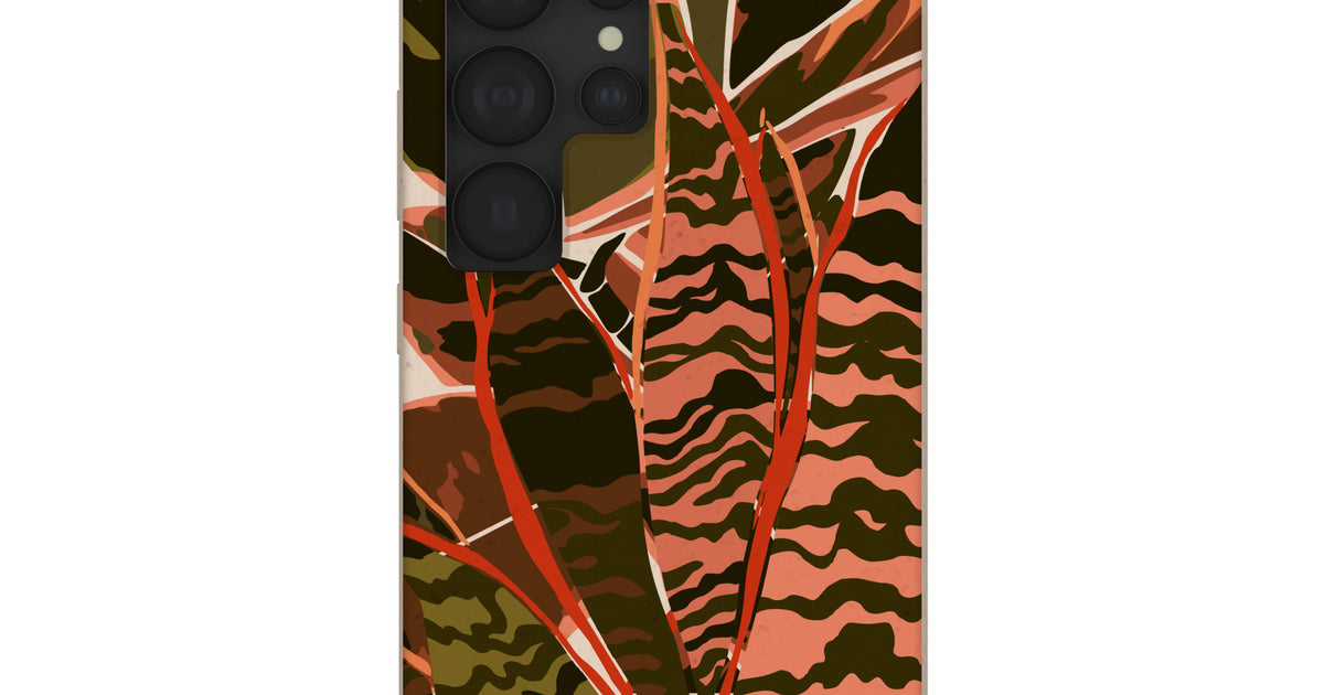 Seashell Foliage Samsung Galaxy S25 Ultra Case – Pela Case