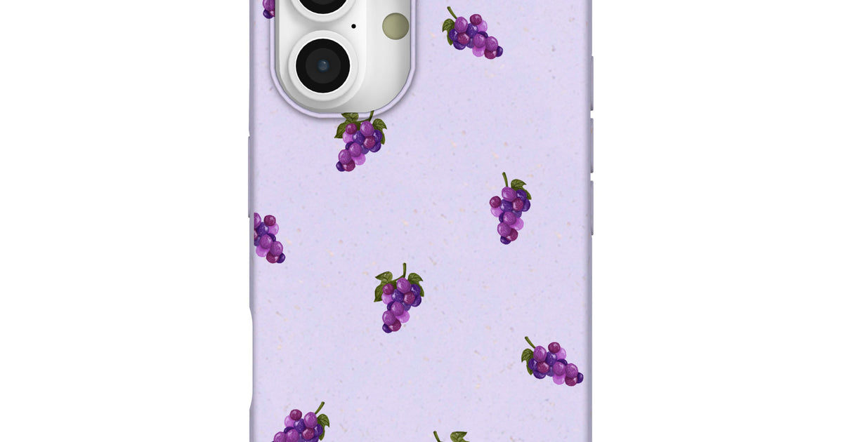 Lavender Grape Juice iPhone 16 Case – Pela Case