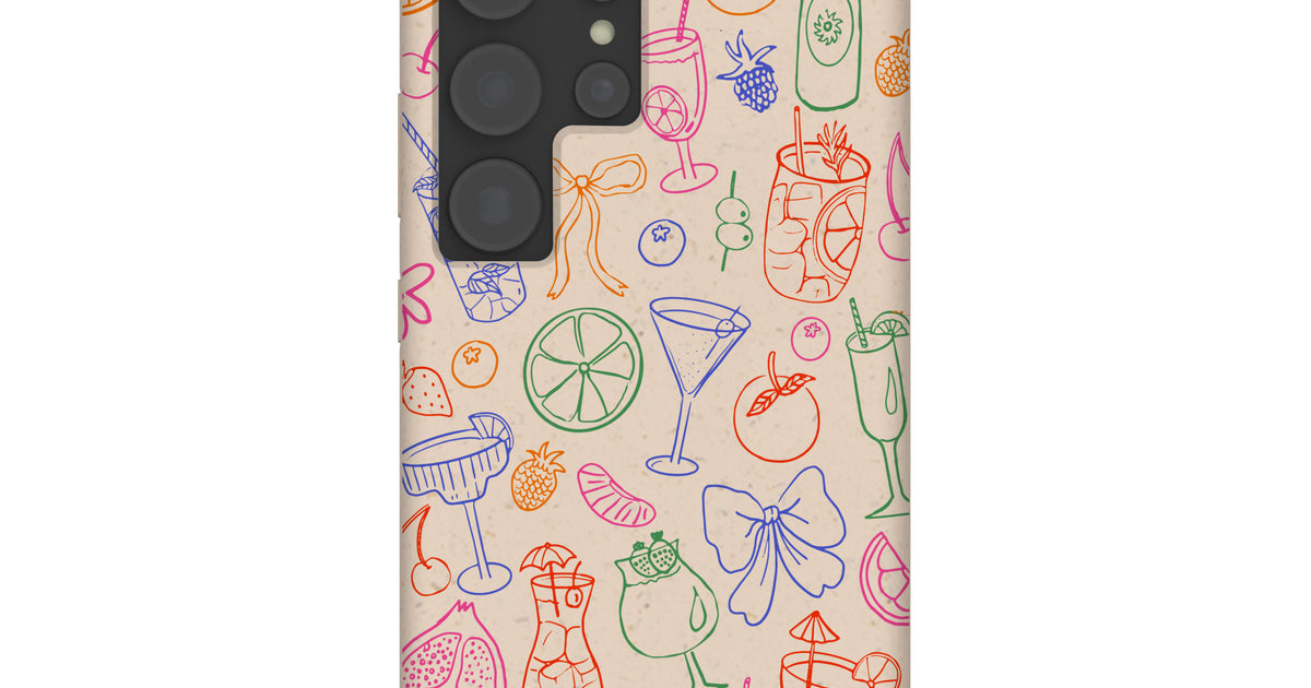 Seashell Happy Hour Samsung Galaxy S24 Ultra Case – Pela Case