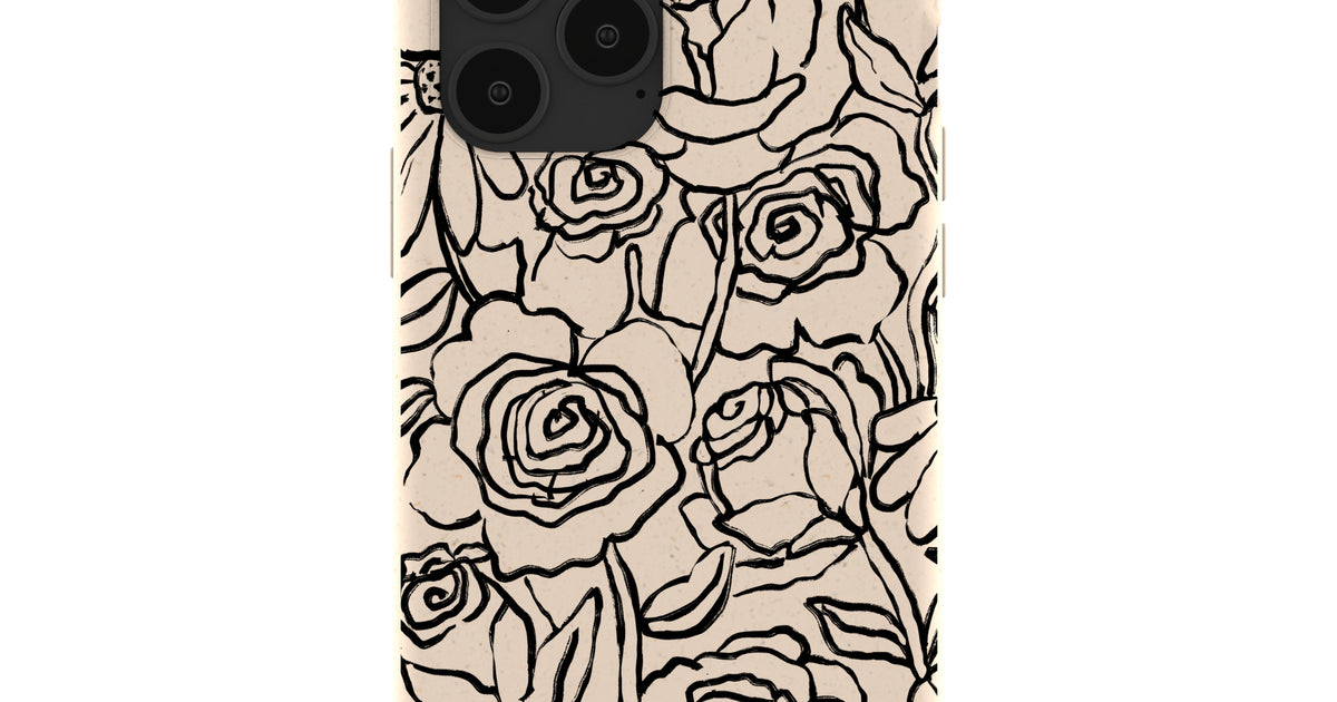 Seashell Inked Blooms iPhone 11 Pro Case – Pela Case