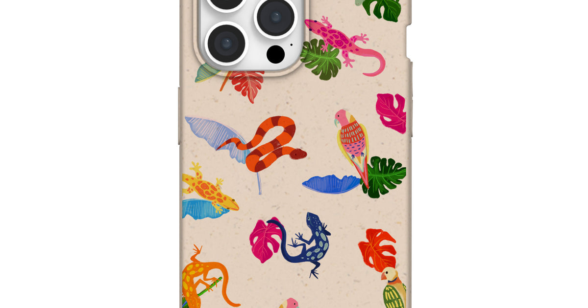 Seashell Into the Tropics iPhone 15 Pro Max Case – Pela Case