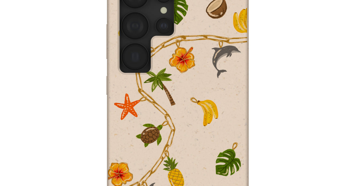 Seashell Island Charms Samsung Galaxy S25 Ultra Case – Pela Case