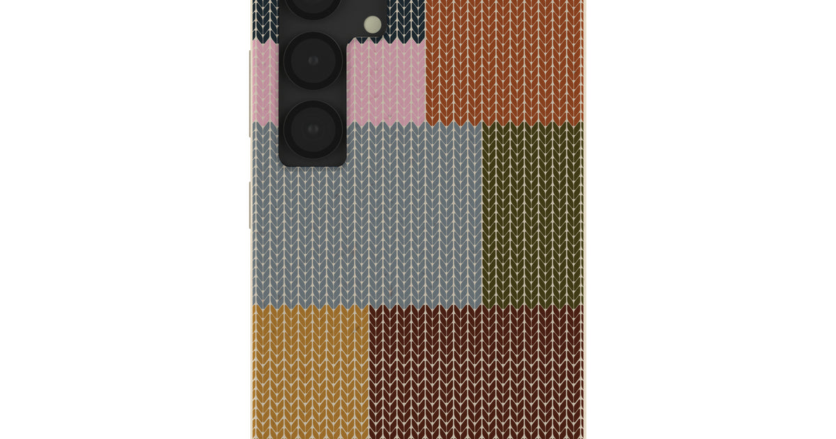 London Fog Knitted Patchwork Samsung Galaxy S25 Case – Pela Case