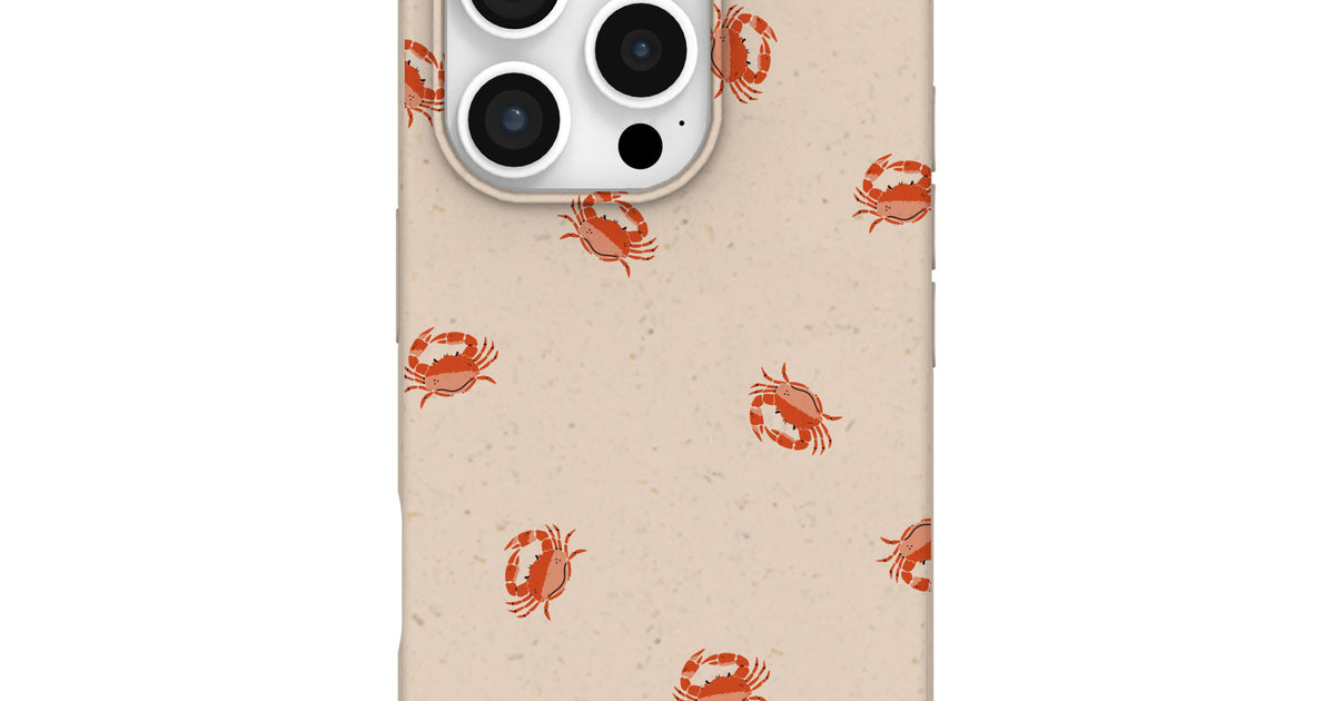 Seashell Lil Crabby iPhone 16 Pro Case – Pela Case