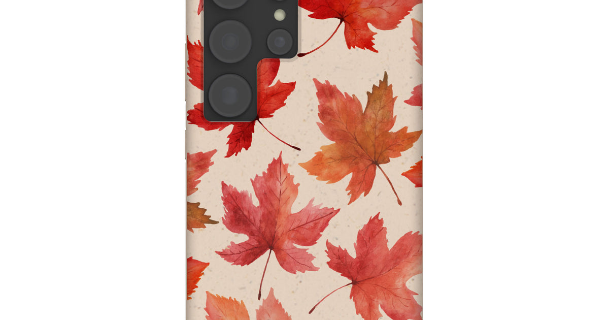 Seashell Maple Leaf Samsung Galaxy S24 Ultra Case – Pela Case