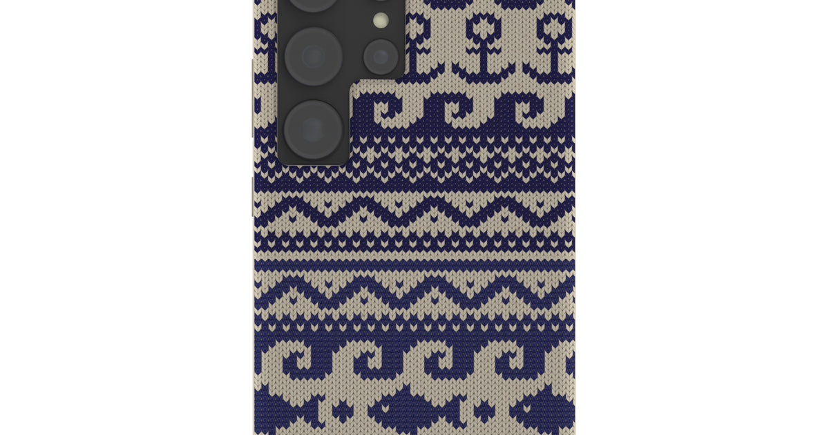 London Fog Ocean Knit Samsung Galaxy S24 Ultra Case – Pela Case