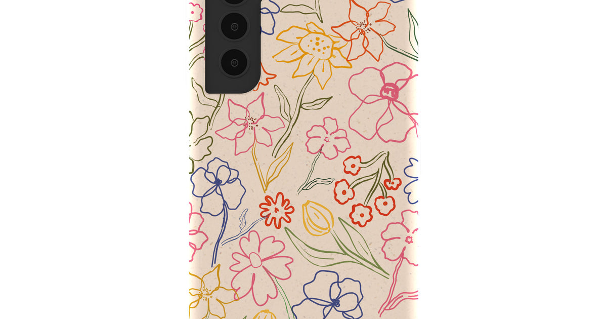 Seashell Petals Sketch Samsung Galaxy S21 Case – Pela Case