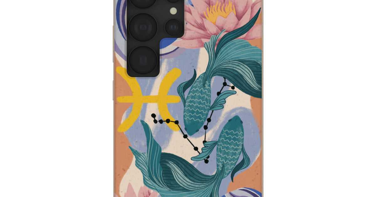 Seashell Pisces Fish Samsung Galaxy S25 Ultra Case – Pela Case