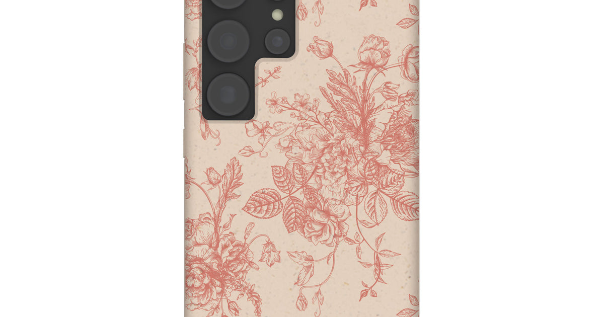 Seashell Rococo Bouquets Samsung Galaxy S24 Ultra Case – Pela Case