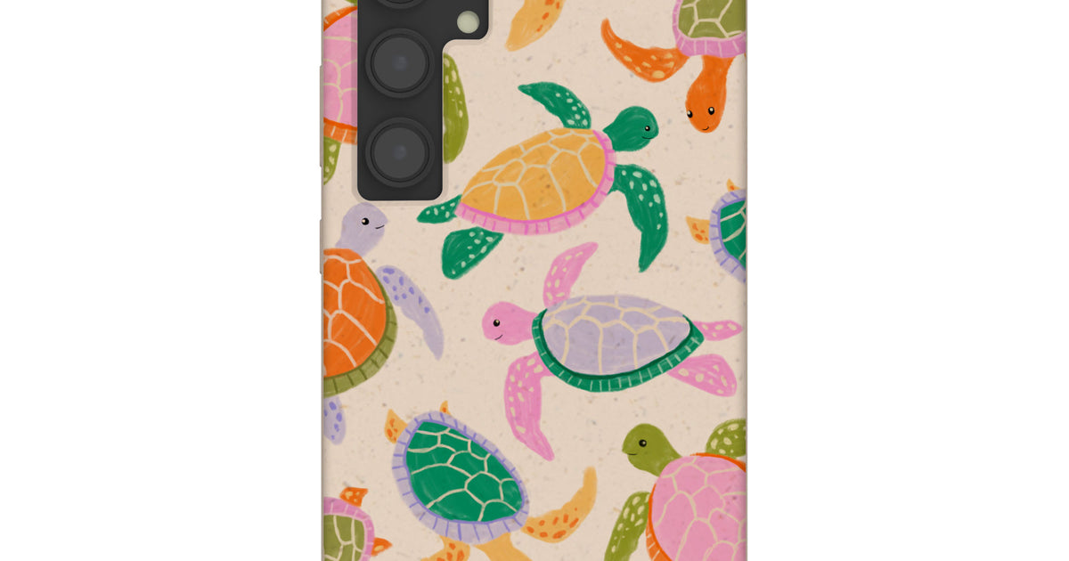 Seashell Sea Turtle Party Samsung Galaxy S24+(Plus) Case – Pela Case