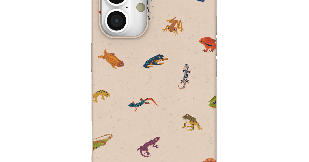 Seashell Tiny Amphibians iPhone 16 Plus Case – Pela Case