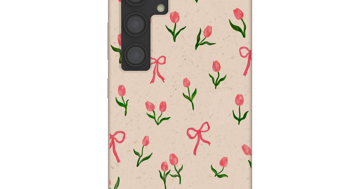 Seashell Tulip Bliss Samsung Galaxy S24 Case – Pela Case