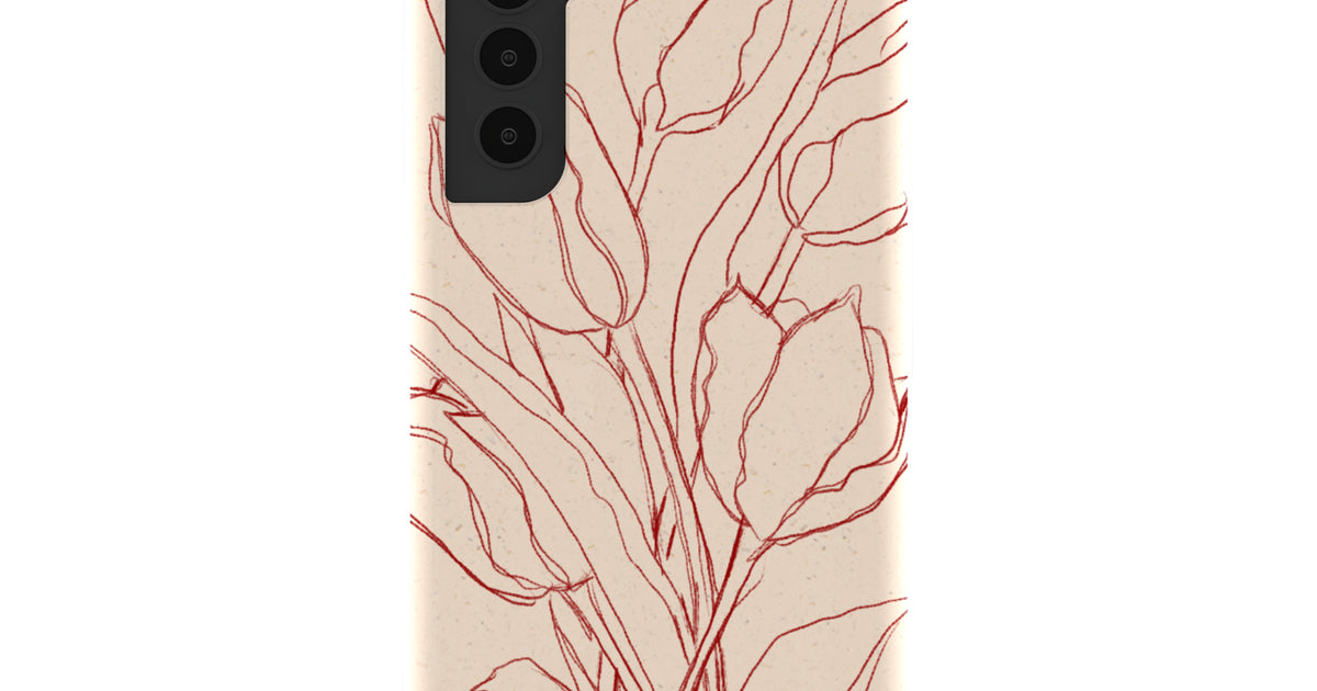 Seashell Tulip Bouquet Samsung Galaxy S21 Case – Pela Case