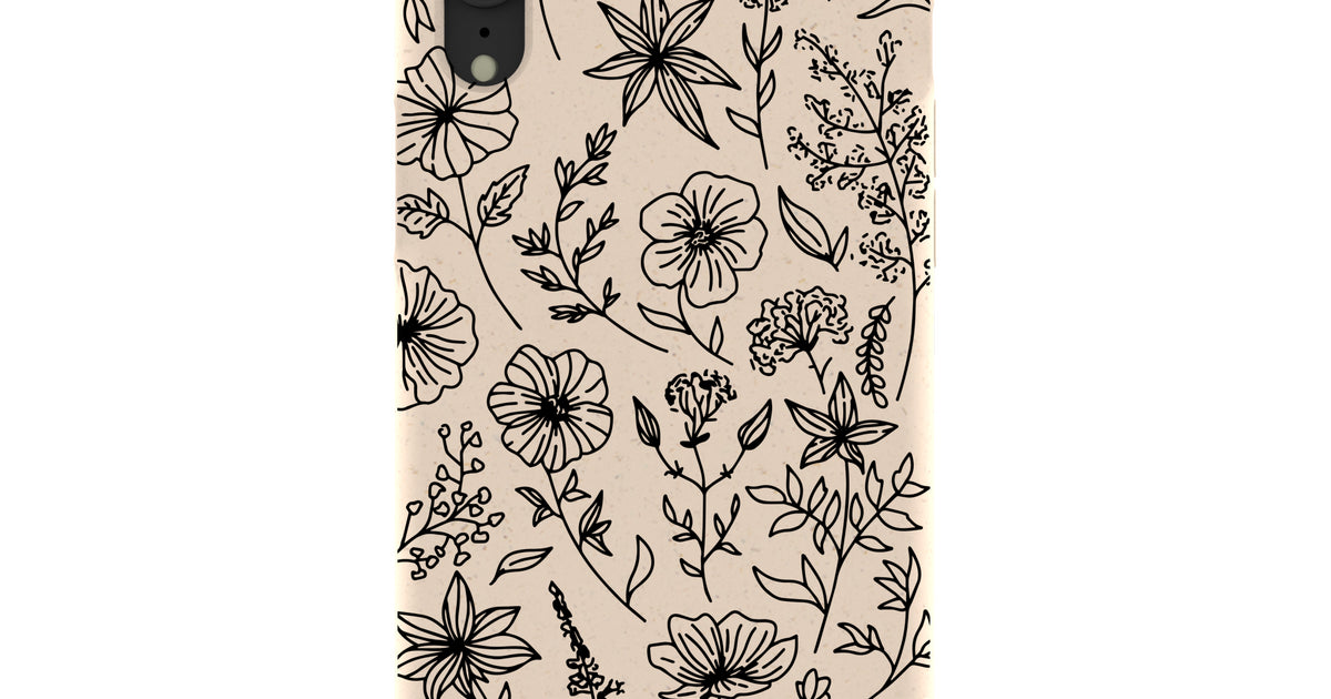 Seashell Wild Flower iPhone XR Case – Pela Case