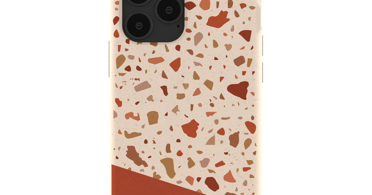 Seashell Clay Terrazzo iPhone 11 Pro Case – Pela Case