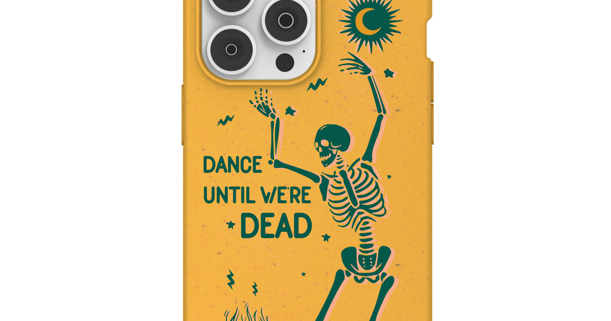 Honey Dancing Skeleton iPhone 14 Pro Max Case – Pela Case