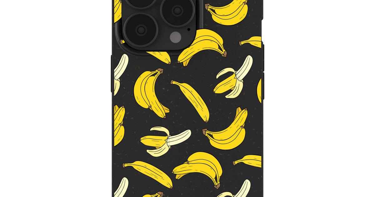 Black Go Bananas iPhone 13 Pro Case – Pela Case