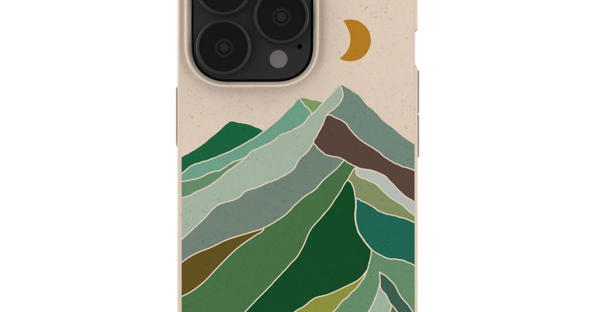 Seashell Mountain Sketch iPhone 13 Pro Case – Pela Case