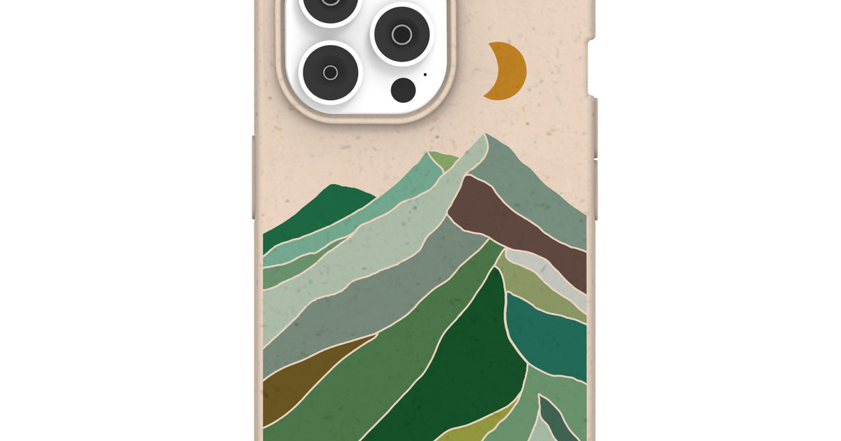 Seashell Mountain Sketch iPhone 14 Pro Case – Pela Case