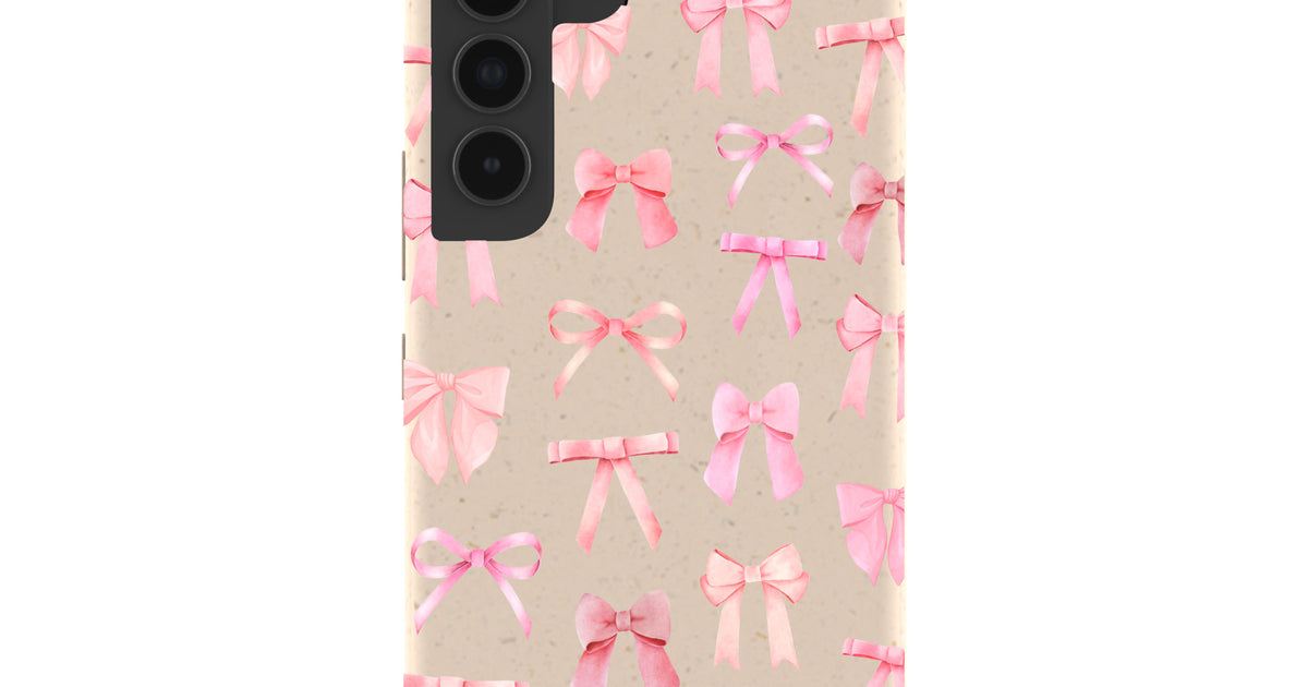 Seashell Rosy Bows Samsung Galaxy S22 Case – Pela Case