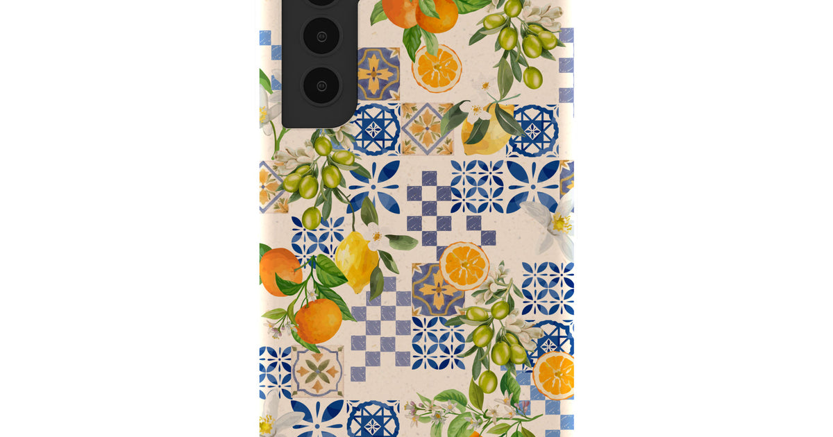 Seashell Amalfi Fruits Samsung Galaxy S21 Case – Pela Case