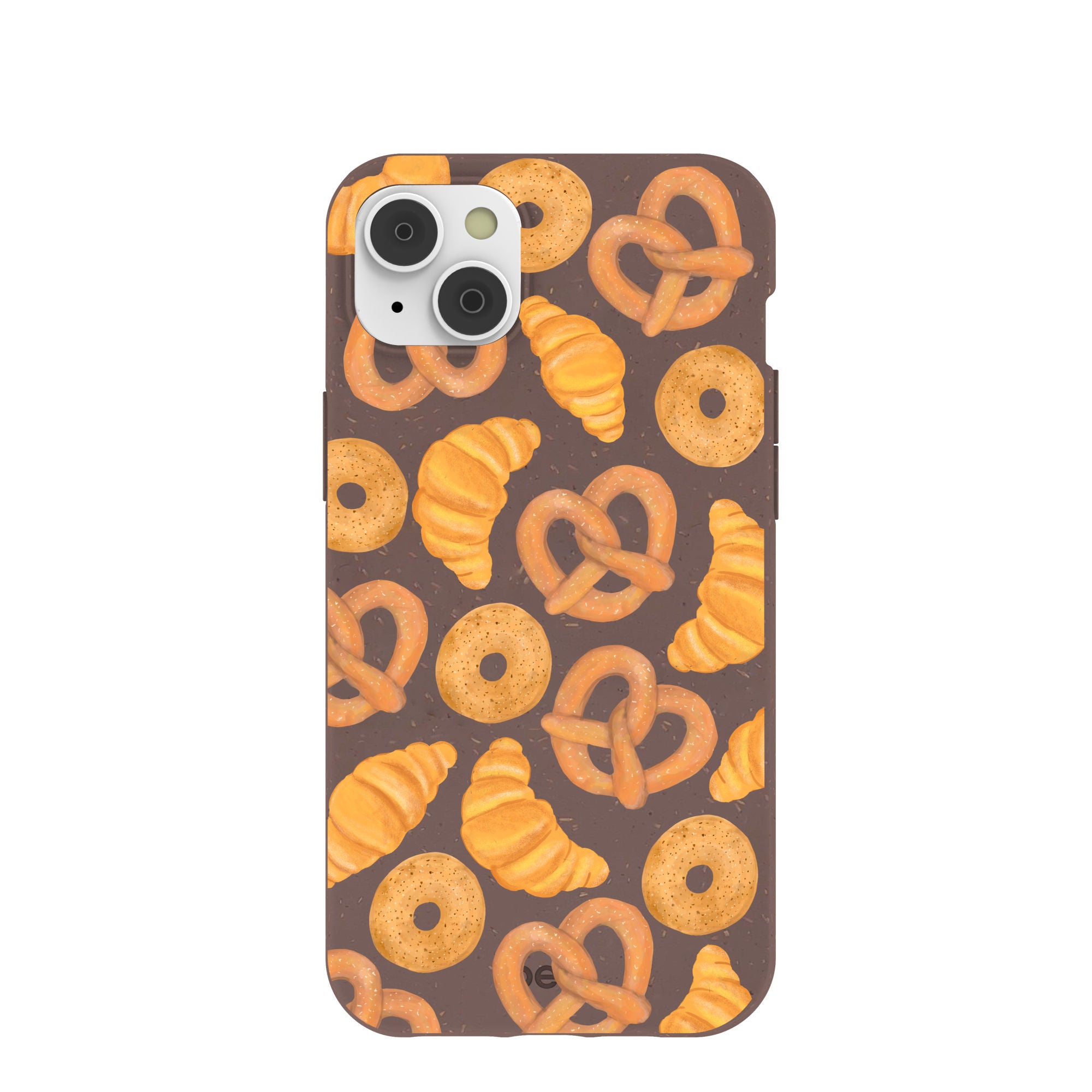 Chocolate Brown Baked Goodies iPhone 14 Plus Case – Pela Case