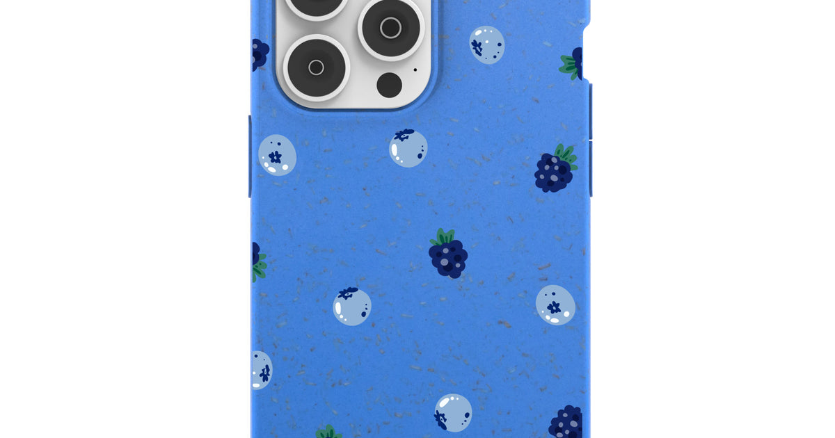 Electric Blue Black and Blue iPhone 14 Pro Max Case – Pela Case