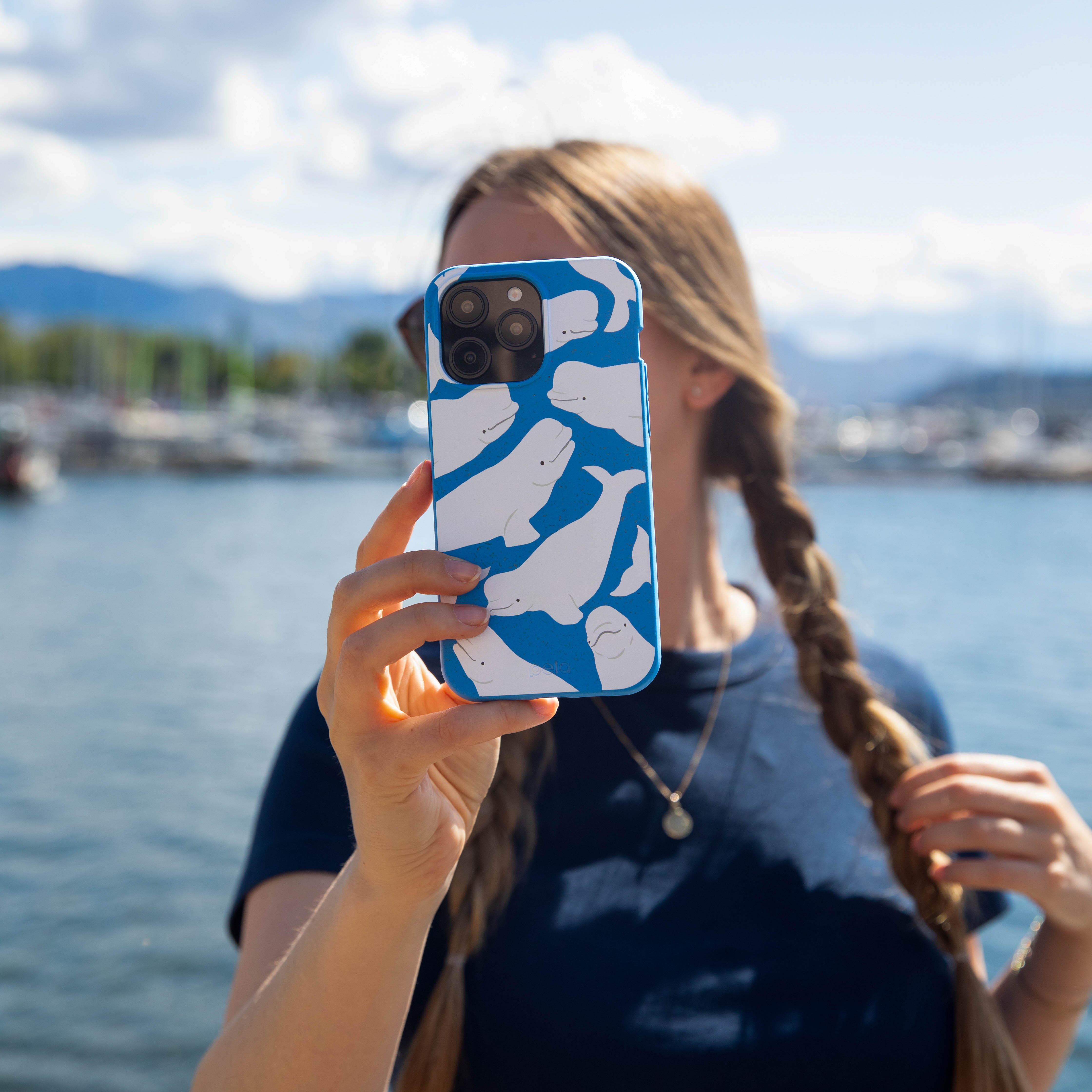 Electric Blue Belugas iPhone Air Case – Pela Case