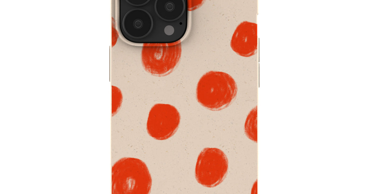 Seashell Cheery Dots iPhone 13 Pro Max Case – Pela Case