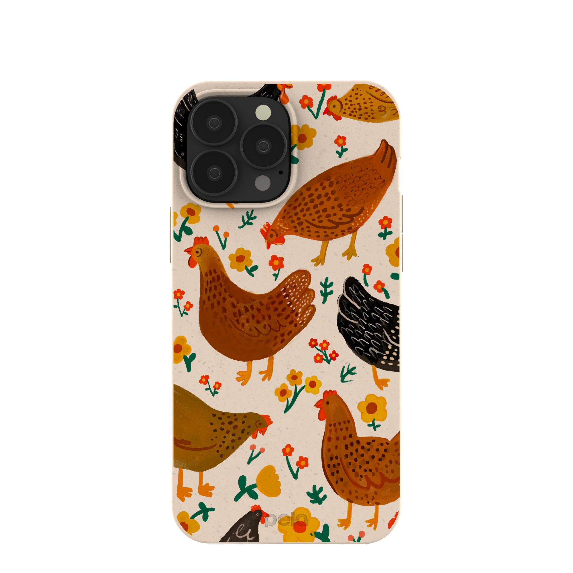 Seashell Chicken Garden iPhone 13 Pro Max Case – Pela Case