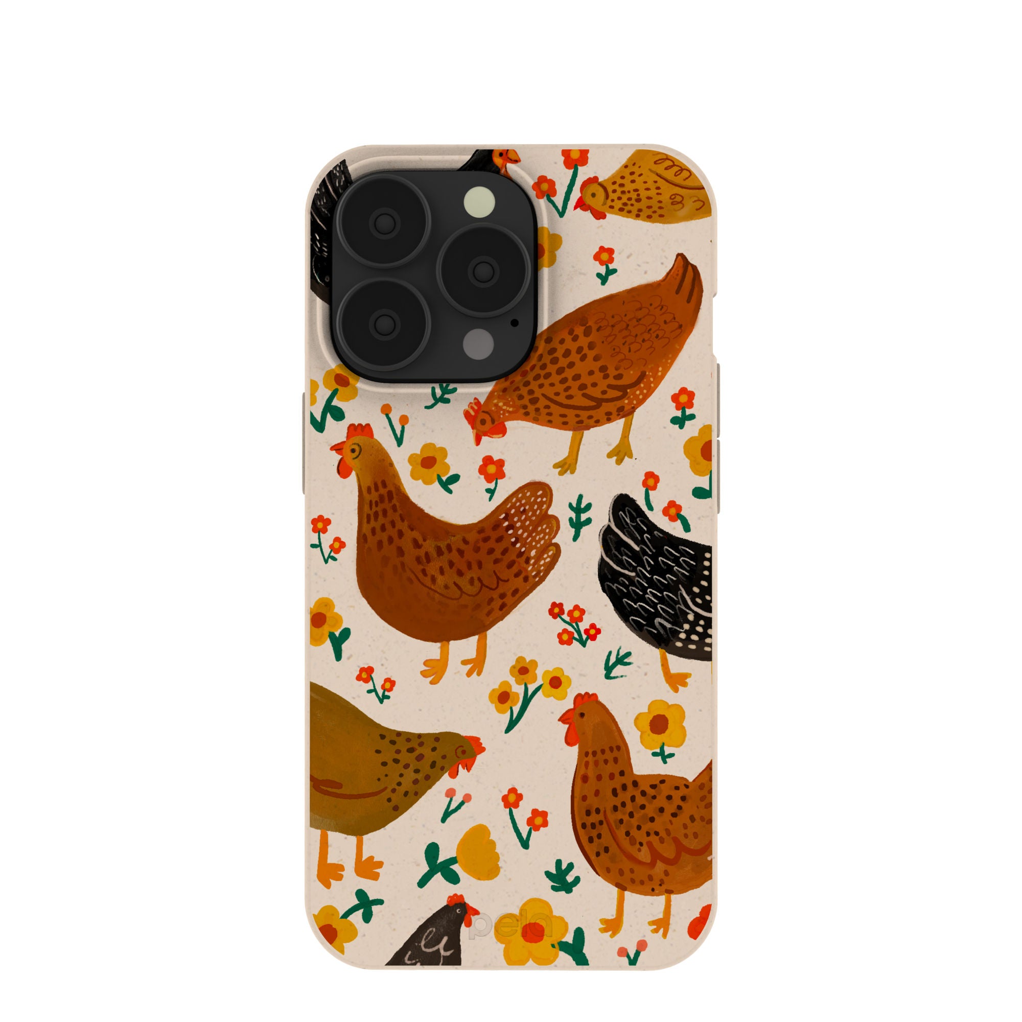 Seashell Chicken Garden iPhone 13 Pro Case – Pela Case
