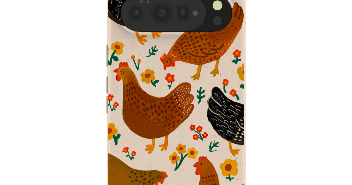 Seashell Chicken Garden Google Pixel 10 Pro XL Case – Pela Case