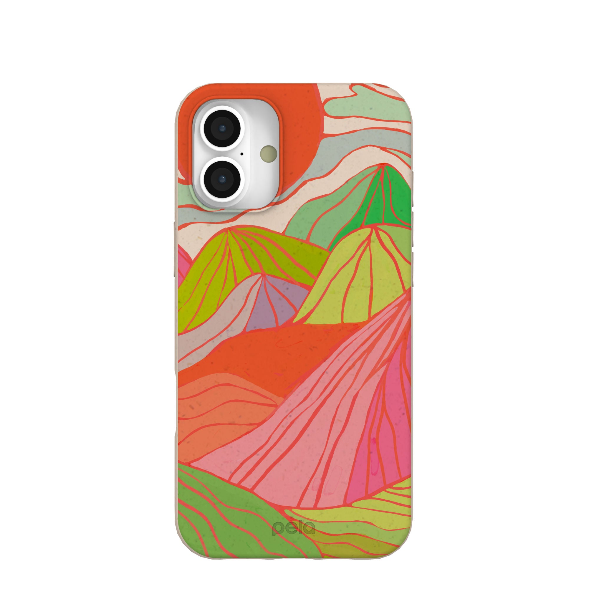 Seashell Chromatic Peaks iPhone 16 Plus Case – Pela Case