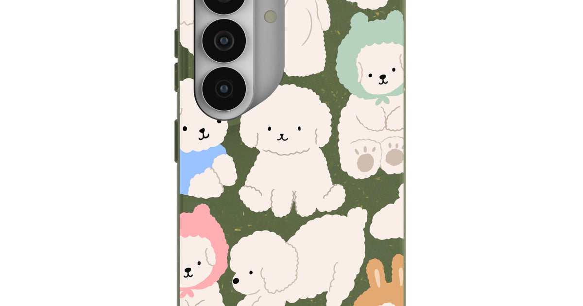 Forest Floor Cloud Poodles Samsung Galaxy S26 Case – Pela Case