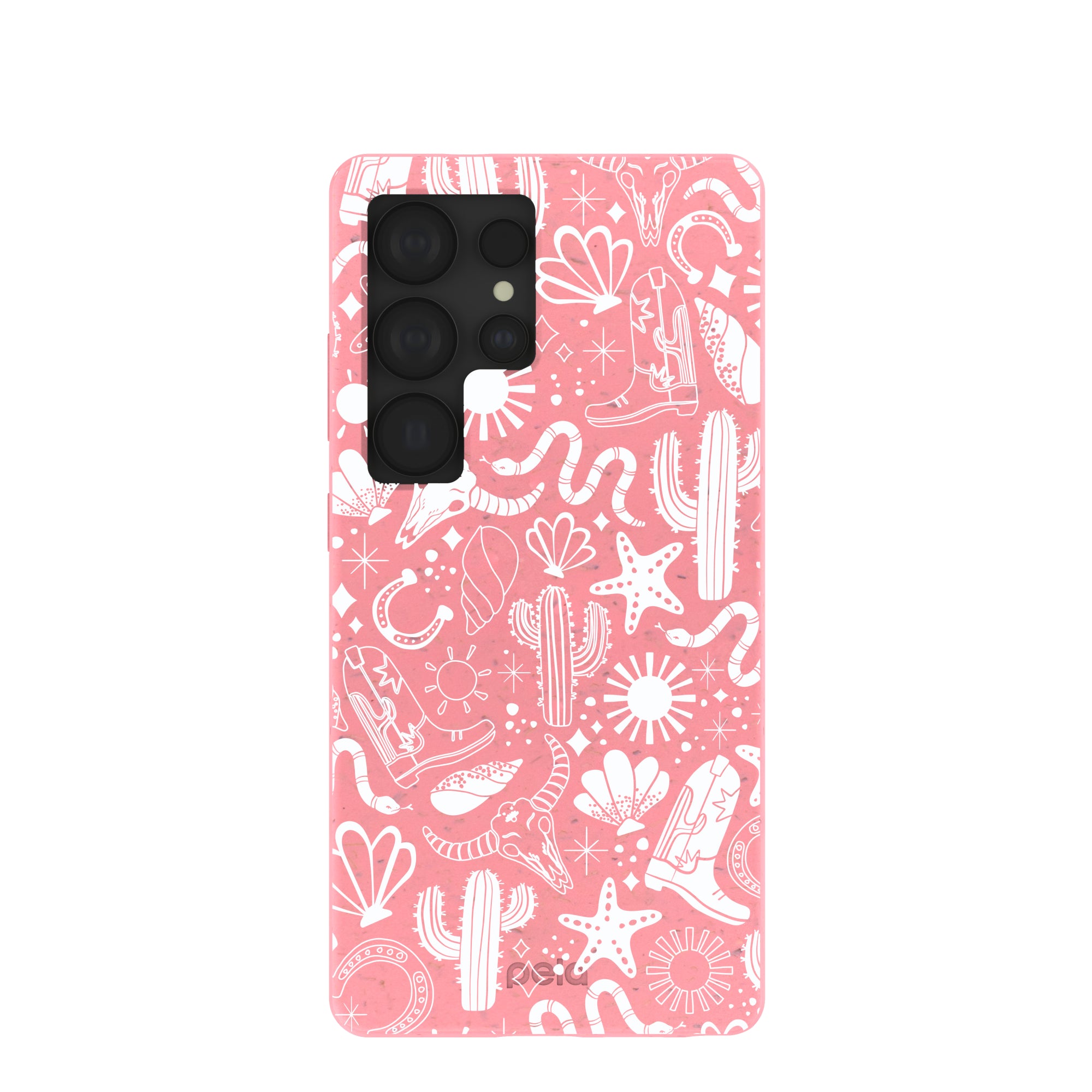 Bubblegum Pink Coastal Rodeo Samsung Galaxy S25 Ultra Case – Pela Case