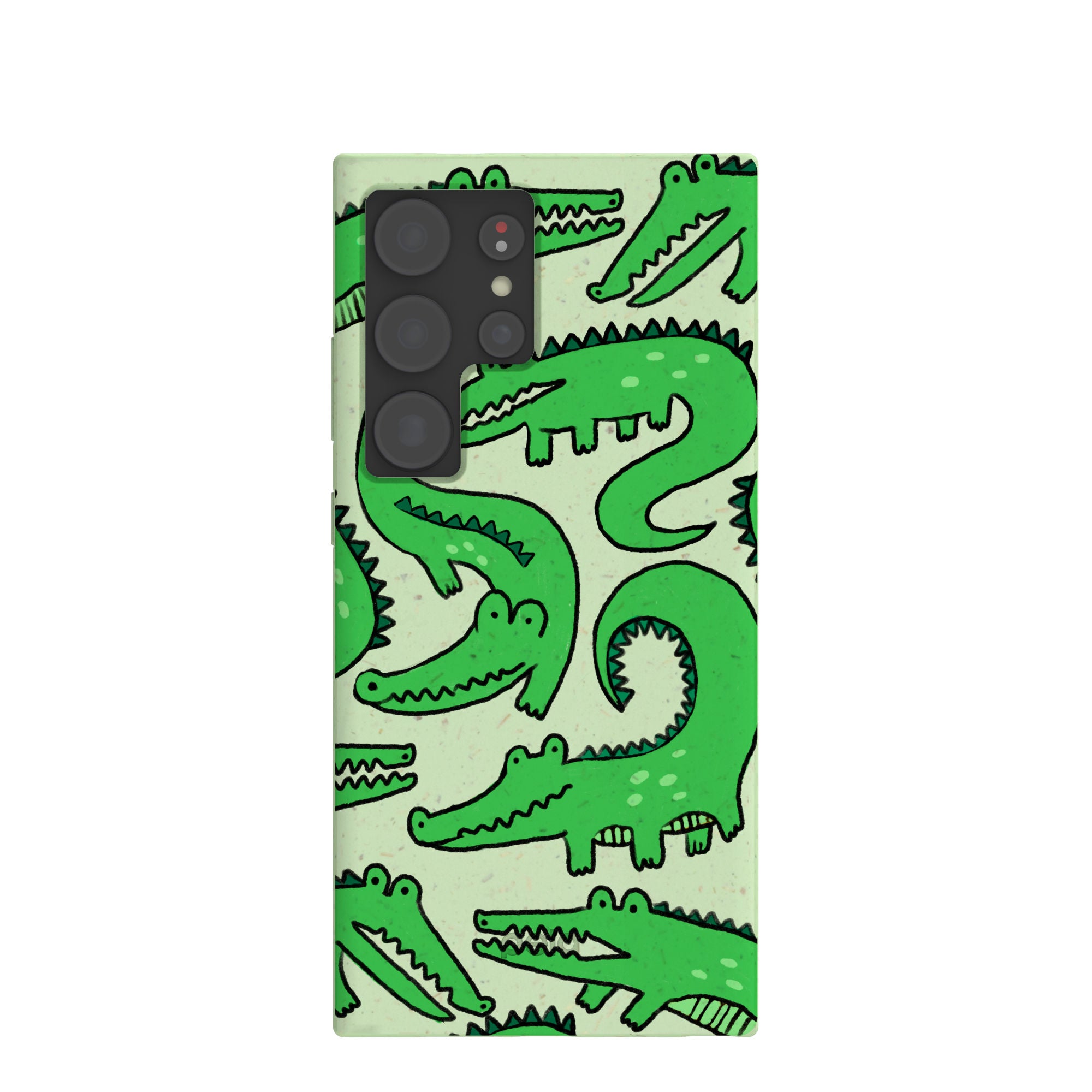 Sage Green Croc a Doodle Samsung Galaxy S24 Ultra Case – Pela Case