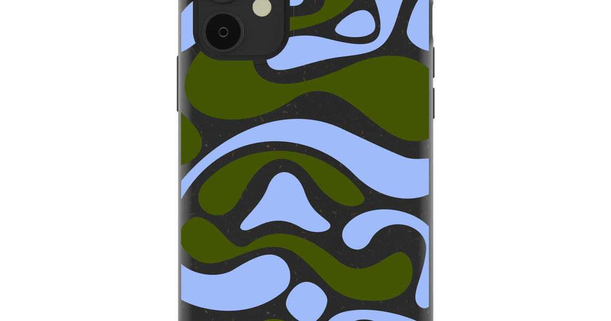 Black Curve and Flow iPhone 11 Case – Pela Case