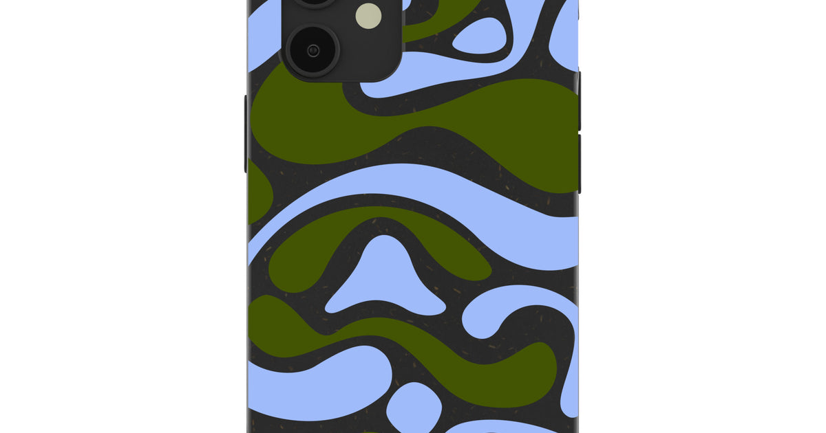 Black Curve and Flow iPhone 12/ iPhone 12 Pro Case – Pela Case
