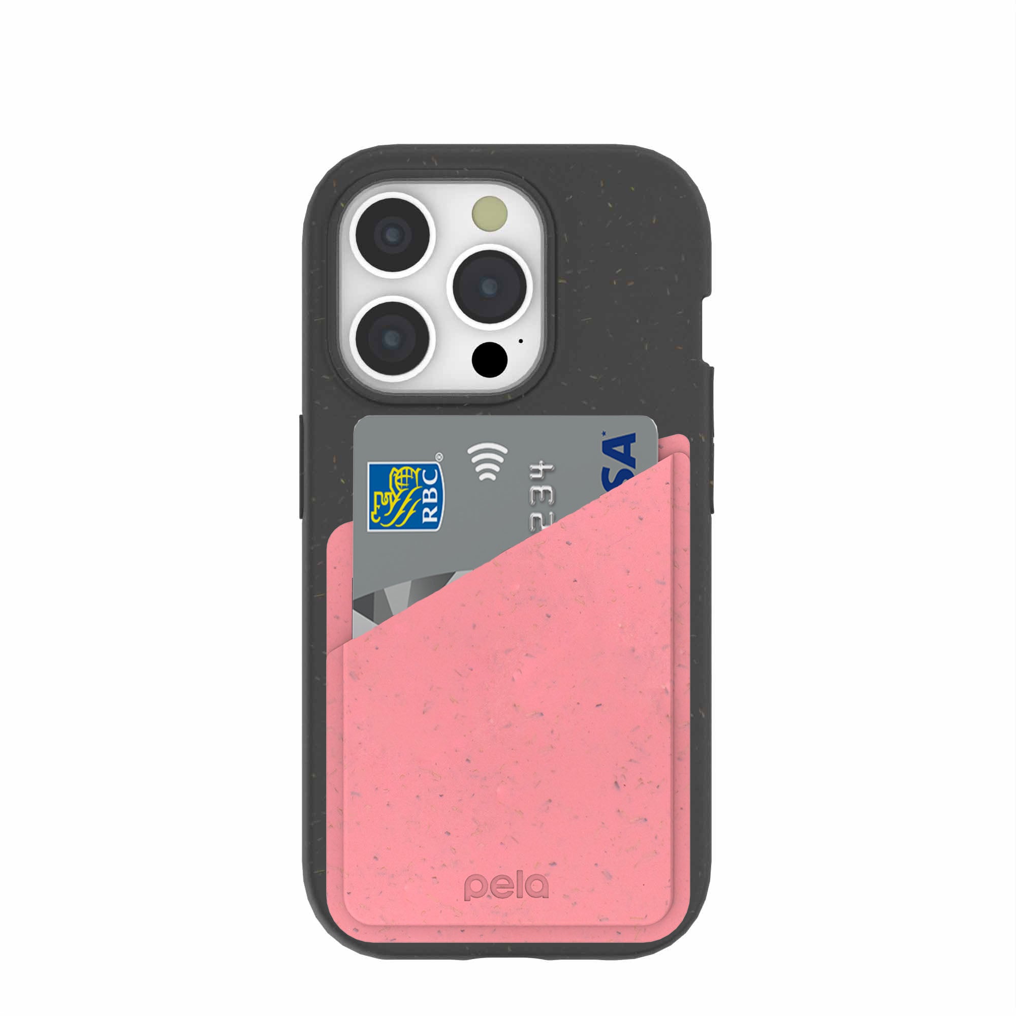 Bubblegum Pink Phone Case Card Holder – Pela Case