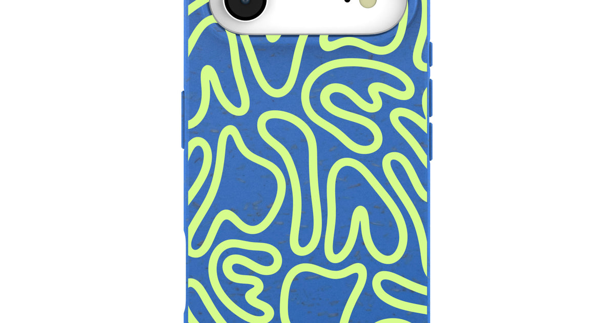 Electric Blue Dizzy Dreams iPhone Air Case – Pela Case