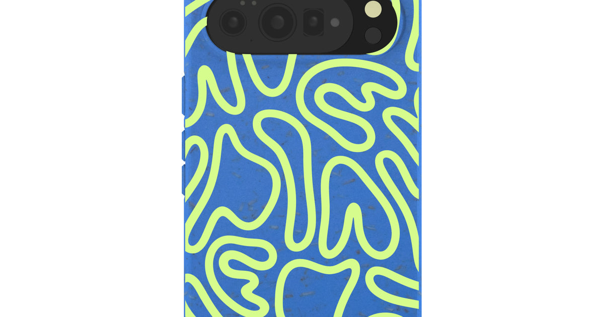 Electric Blue Dizzy Dreams Google Pixel 10 Pro XL Case – Pela Case