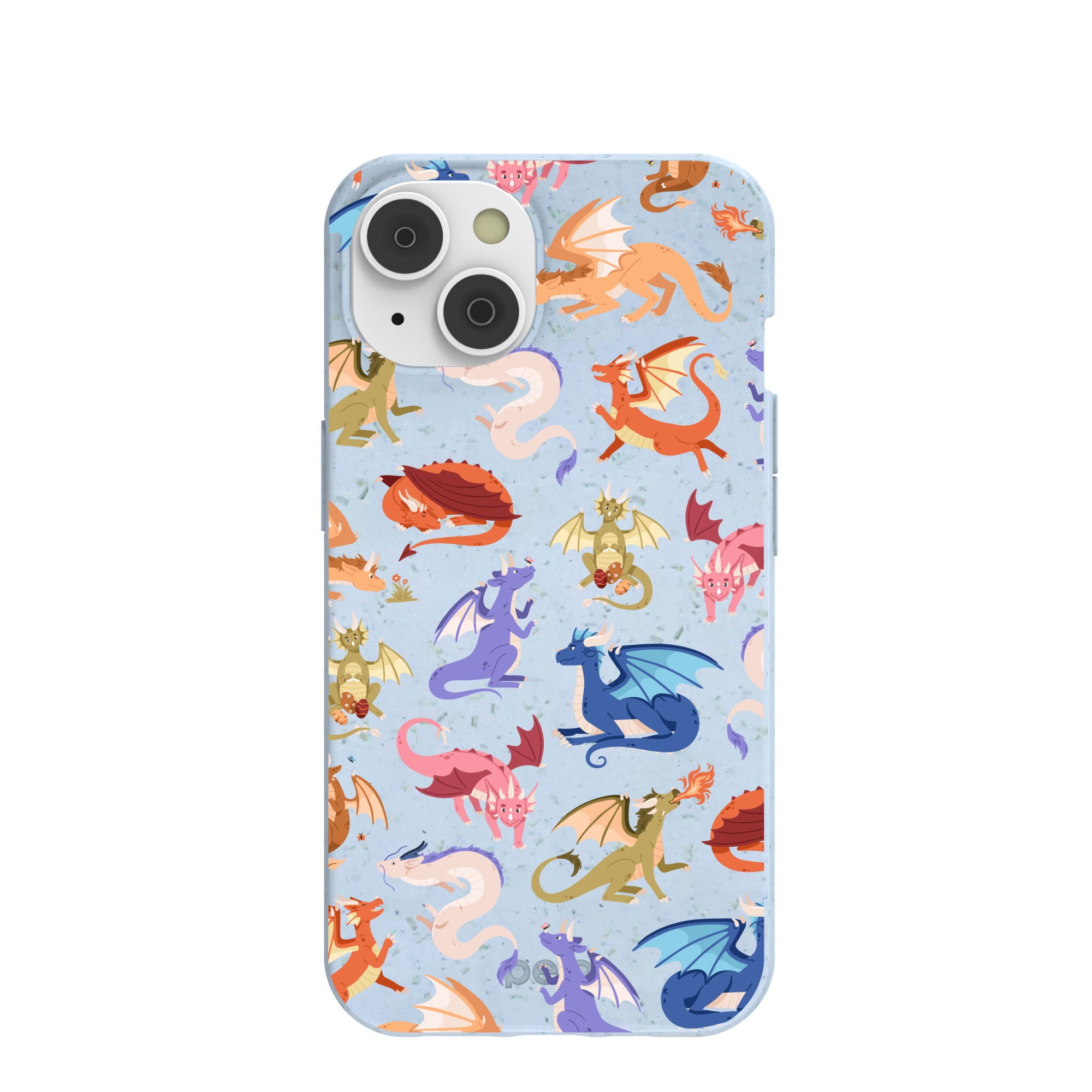Powder Blue Dragon Cuties iPhone 14/16e Case – Pela Case