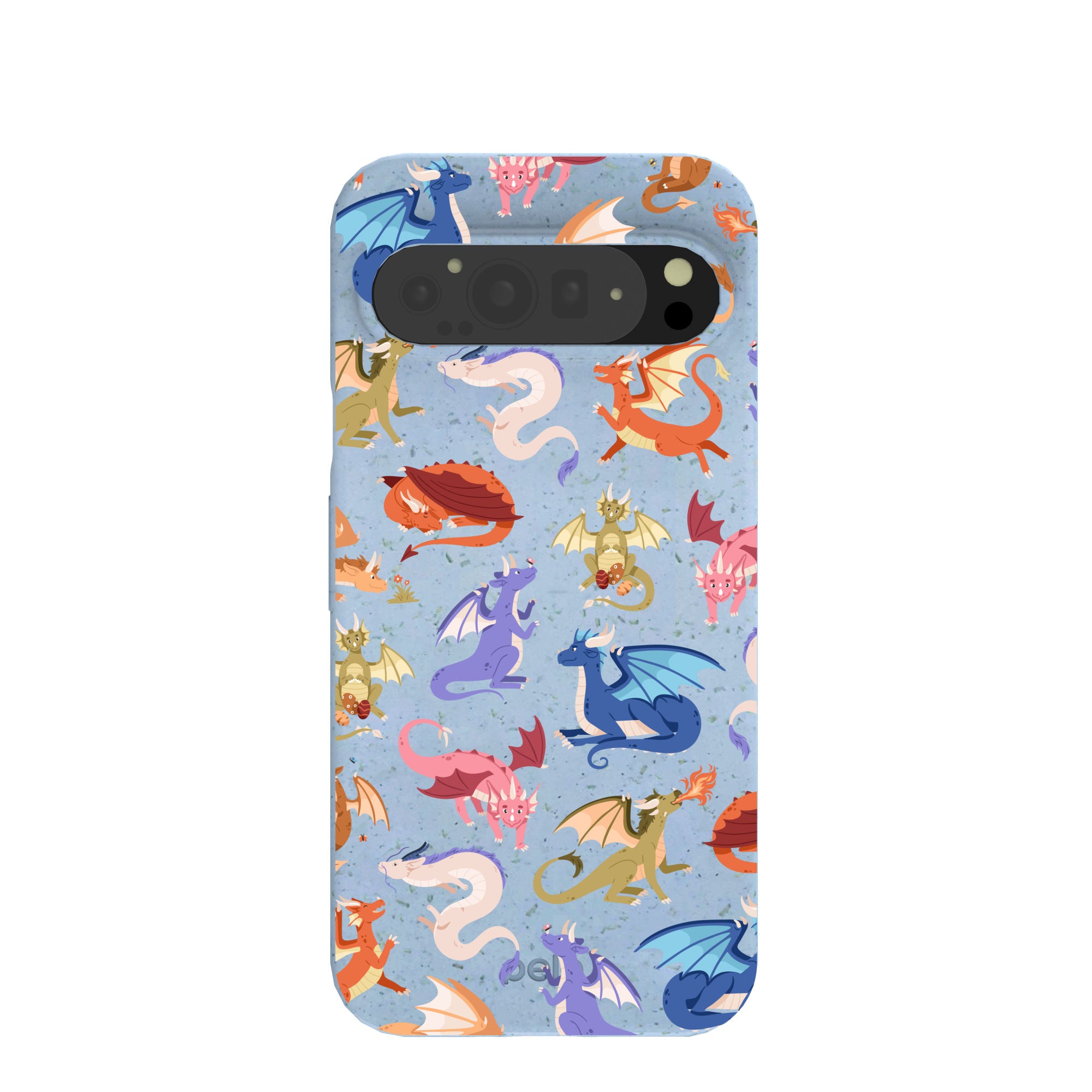 Powder Blue Dragon Cuties Google Pixel 9 Pro XL Case – Pela Case