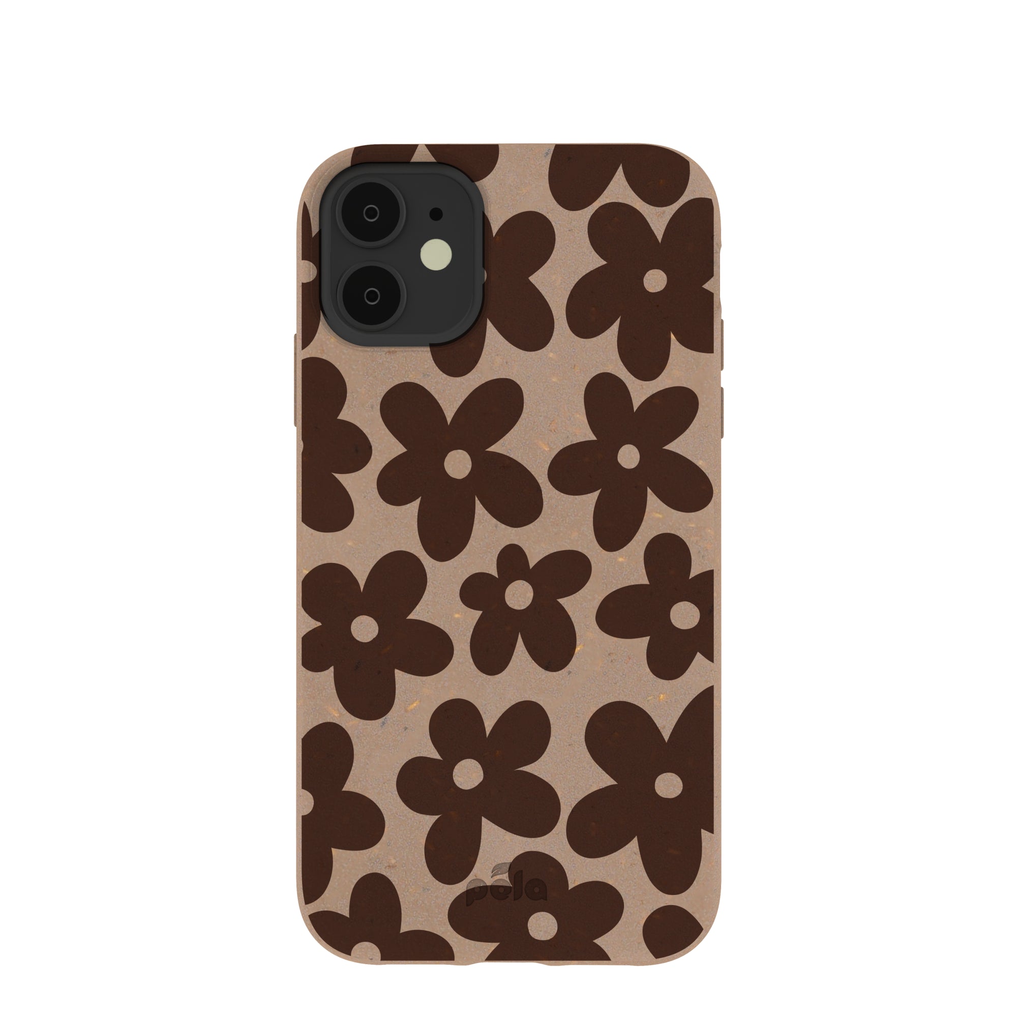 Chocolate Brown Earthy Blooms iPhone 11 Case – Pela Case