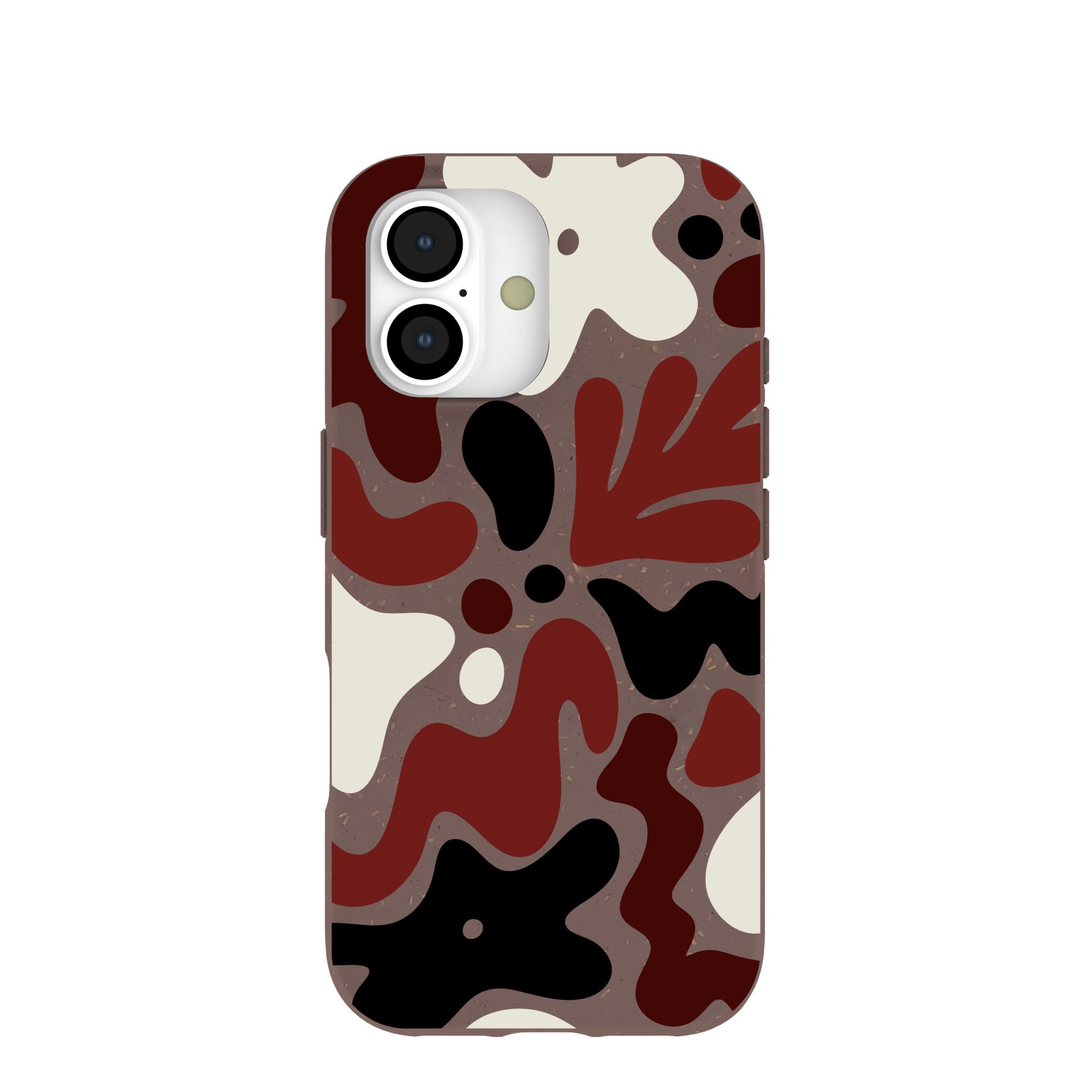 Chocolate Brown Earthy Curves iPhone 17 Case – Pela Case